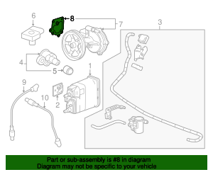 2014-2019 GM Vacuum Pump Gasket 12639010 GM | GMPartsDirect.com