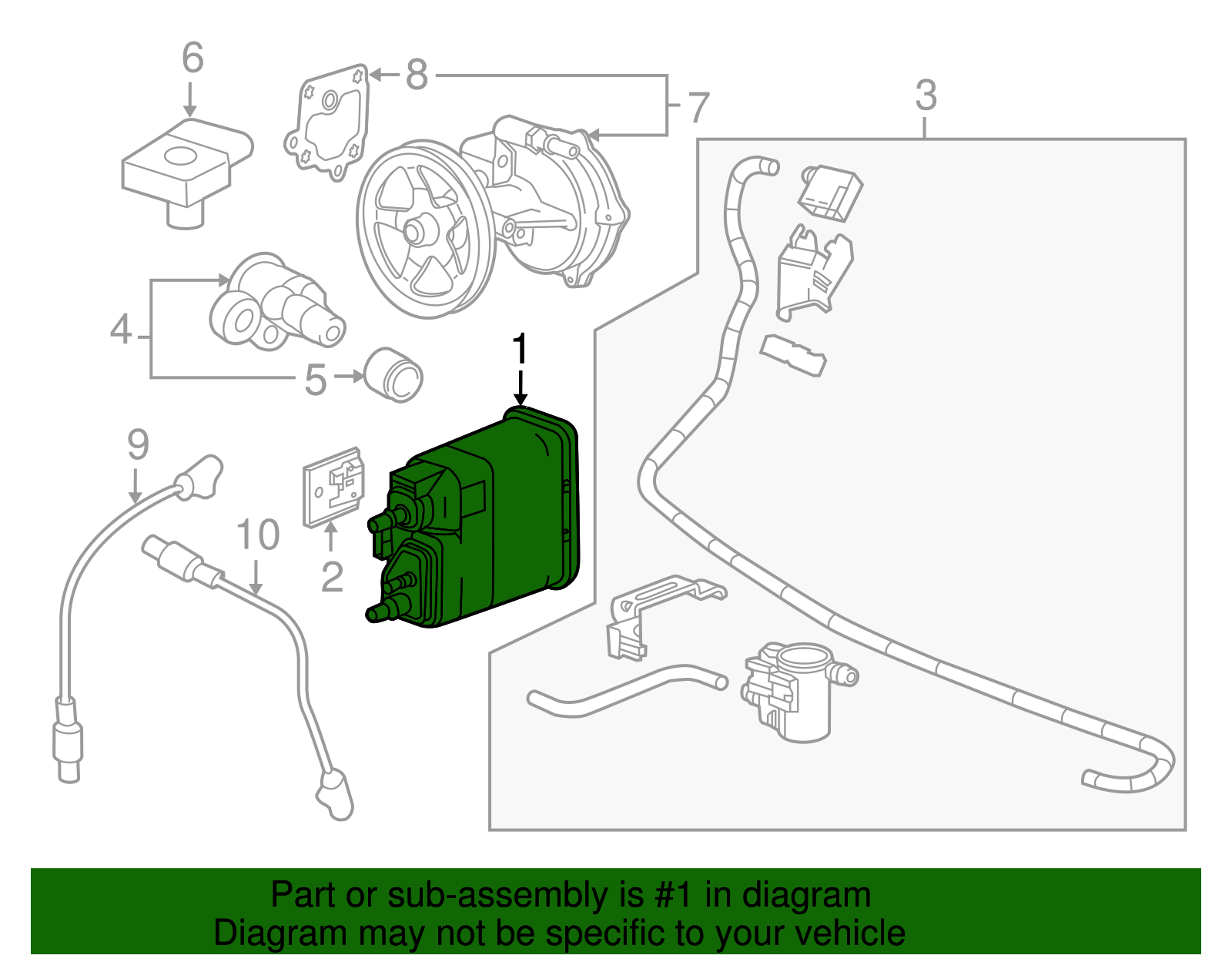 2016-2020 GM Vapor Canister 84106544 GM | GMPartsDirect.com