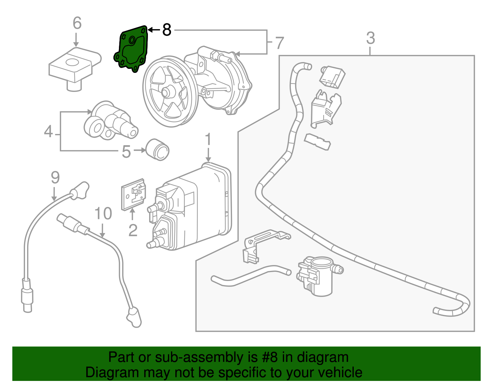 12639010 - Vacuum Pump Gasket 2014-2019 GM | GMPartsNow