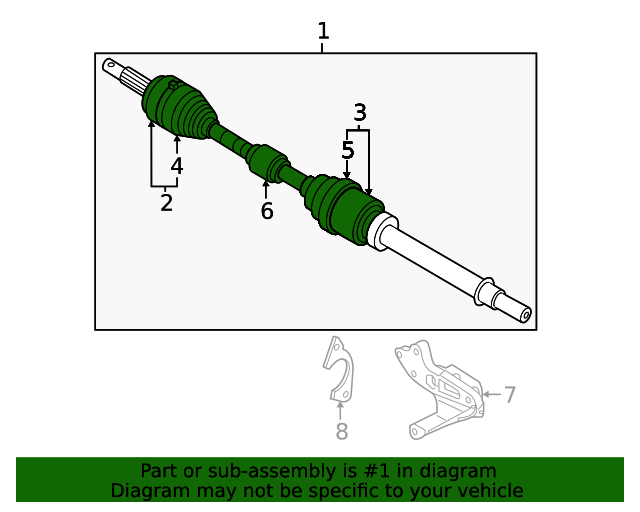 39100-6LB0A - Axle Assembly - 2020-2024 Nissan Sentra | Nissan OEM ...