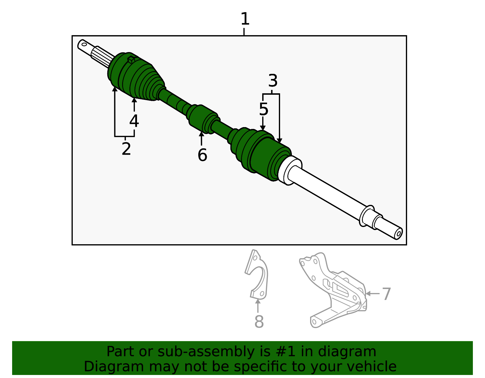 2020-2024 Nissan Sentra Axle Assembly 39100-6LB0A | World OEM Parts Nissan