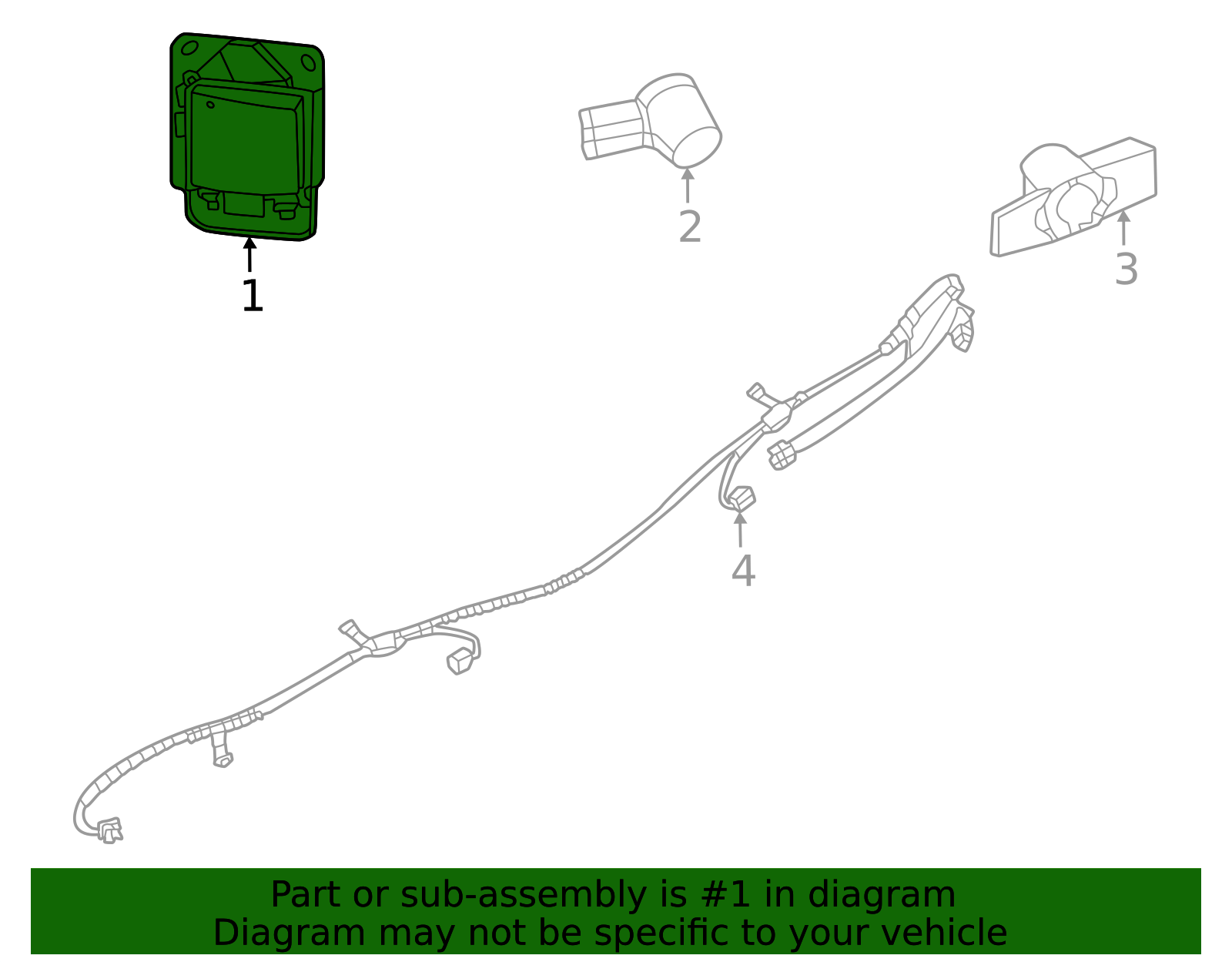 2020-2025 Nissan Sentra Blind Spot Radar 284K0-6LW1A | OEM Parts Online