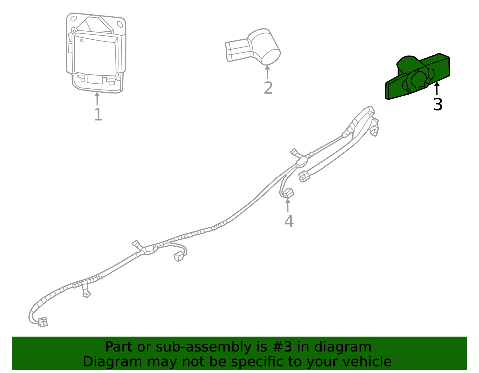 28533-6LA2B - Reverse Sensor Cover 2020-2025 Nissan Sentra | Nissan ...