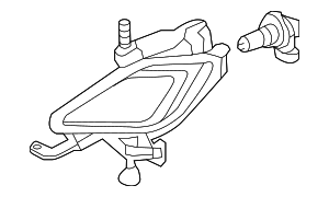 2011-2013 Hyundai Elantra Fog Lamp Assembly 92201-3X000 | QuirkParts