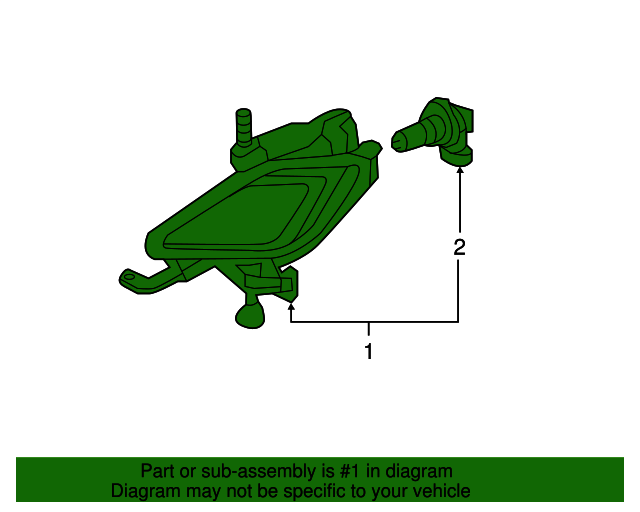 Genuine Fog Lamp Assembly for 2014-2016 Hyundai Elantra | Part# 92202 ...
