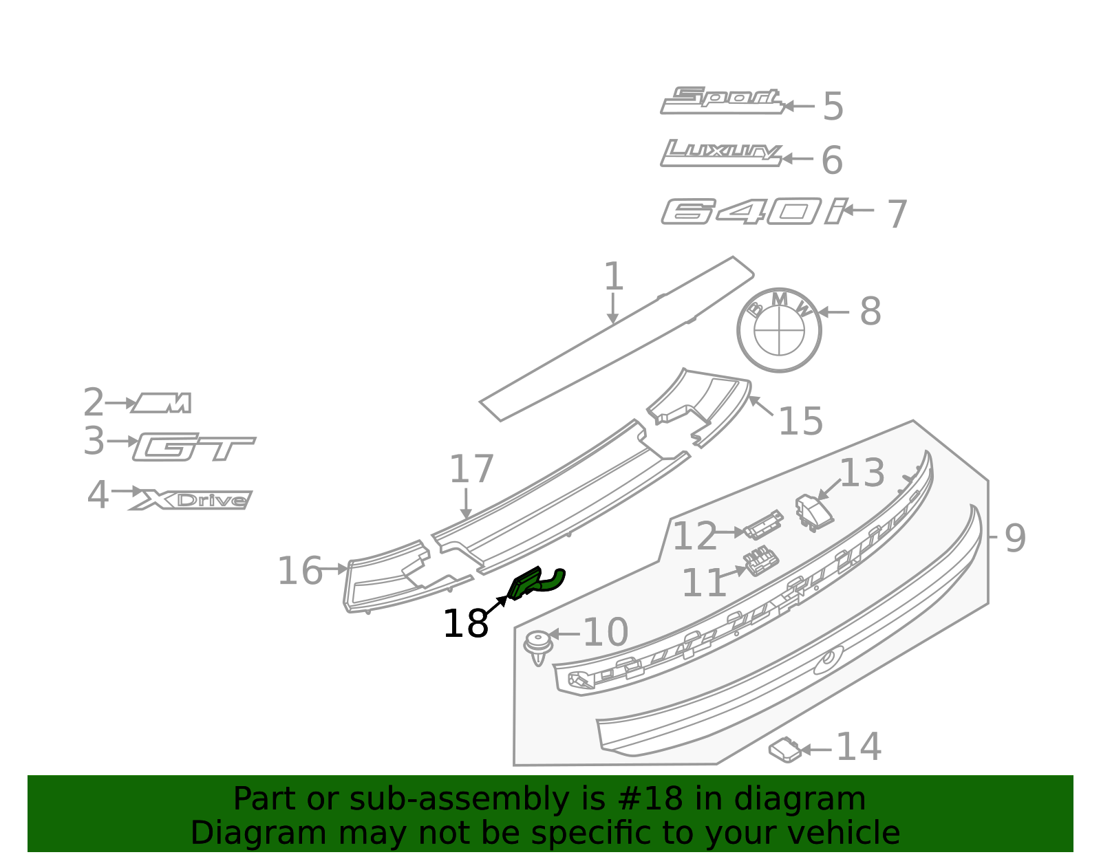 Genuine BMW 51-13-7-415-349 | Drain Hose | FREE Shipping on Most Orders ...