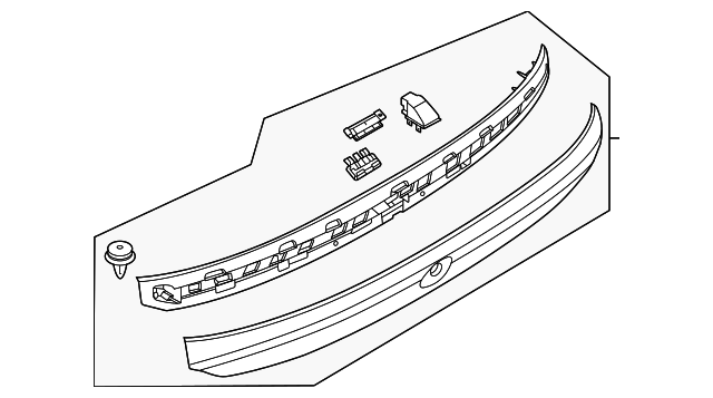 51137483595 - 2018-2019 BMW 640i xDrive Gran Turismo Finish Panel (51 ...
