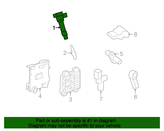 2007-2024 GM Ignition Coil 12632479 GM | GMPartsDirect.com