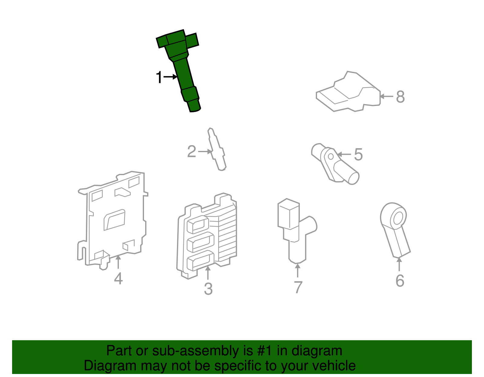 2007-2025 GM Ignition Coil 12632479 | OEM Parts Online