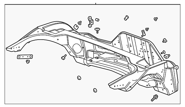 2023 Chevrolet Corvette Lower Frame 85537236 | TascaParts.com