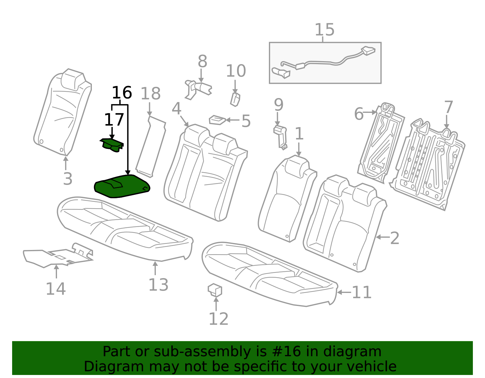82180-TEG-A41ZA - Armrest Assembly 2018-2020 Honda Civic | Honda Parts ...