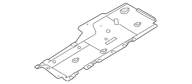 51-75-7-065-909 - Under-Body Shield - 2007-2013 BMW | BMWPartsHub