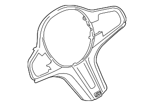 Genuine BMW 32-30-7-856-291 | Decor Trim Cover, Steering Wheel - M ...