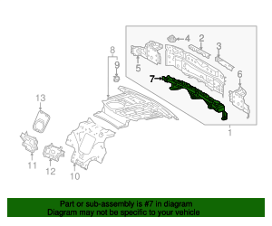2018-2021 Lexus Panel Reinforced 58372-50130 | OEM Parts Online