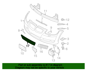 2007-2010 BMW 335i Screen 51-11-7-175-016 | OEM Parts Online