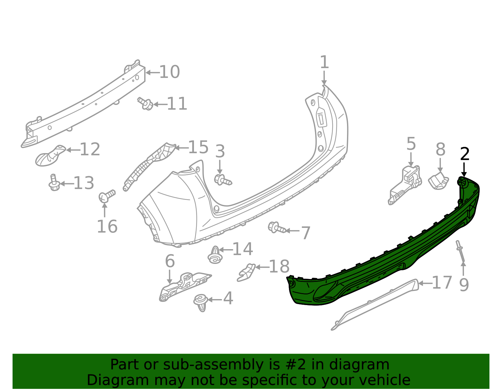 6410F206XA - Bumper Cover 2018-2020 Mitsubishi Eclipse Cross ...