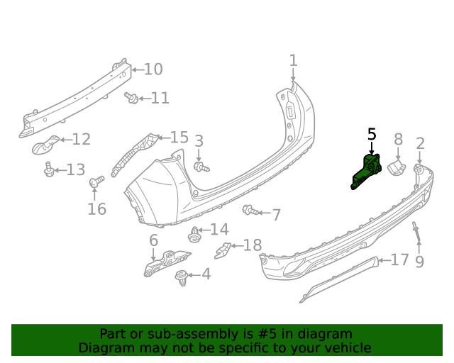 2018-2020 Mitsubishi Eclipse Cross Bumper Bracket 6410D388 | Mitsubishi ...