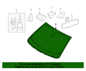 32368842 - Windshield 2007-2013 Volvo | AutoNation Parts