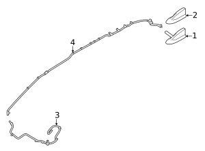 2021-2024 Nissan Rogue Antenna Cable 28241-6RR0A | OEM Parts Online