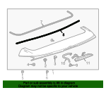 2013-2022 Buick Encore Rear End Spoiler Spacer 95978989 | GMPartsDirect.com