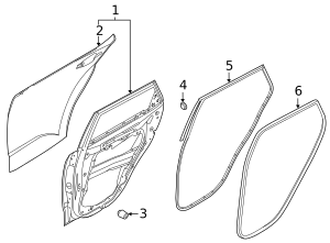 2020-2021 Kia Soul Door Shell 77003-K0000 | TascaParts.com