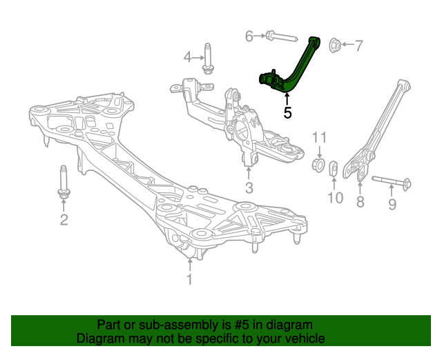 2013-2016 Dodge Dart Upper Control Arm 5090090AD | TascaParts.com
