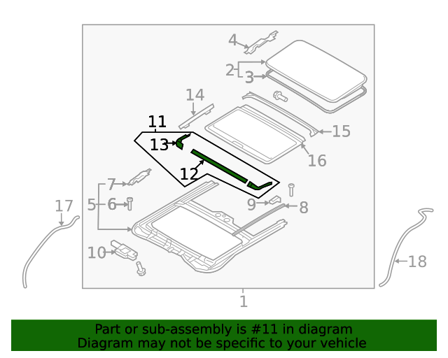 81690-F2000 - Sunroof Deflector 2021-2024 Hyundai | AutoNation Parts