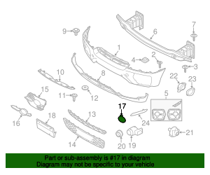 Genuine BMW 51-11-7-074-460 | Tow Bracket Cover | FREE Shipping on Most ...
