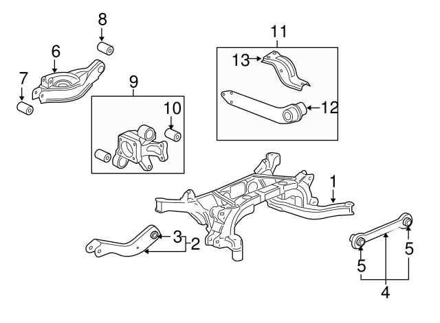 2005-2017 GM Rear Suspension Link 22678193 | Paradise GM Parts