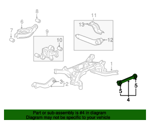 2005-2017 GM Rear Suspension Link 22678193 GM | GMPartsDirect.com