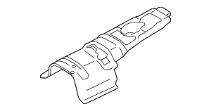 2017-2020 Ford Rear Shield hs7z5411165a | TascaParts.com