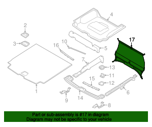 2018-2023 Volvo XC60 Cargo Net 32333531 | OEM Parts Online