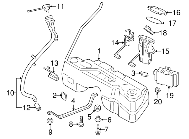 16-11-7-285-452 - Sending Unit - 2015-2017 BMW X3 | BMWPartsHub
