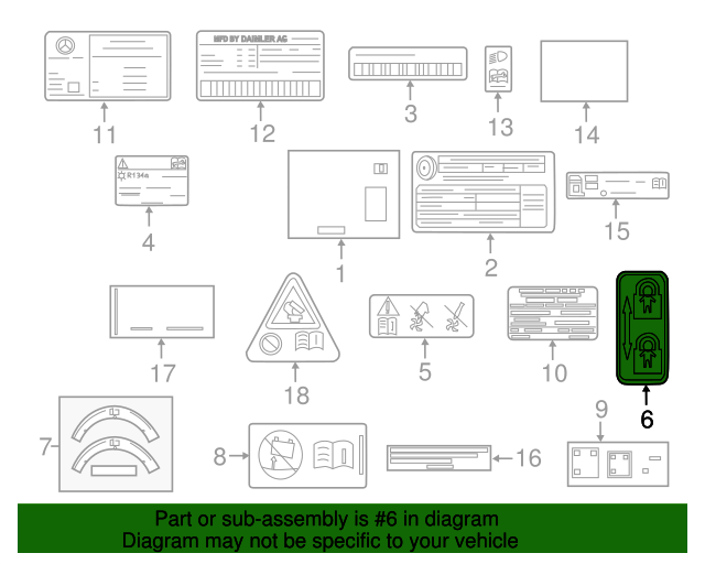000-817-16-00 - Label 2015-2023 Mercedes-Benz | Mercedes-Benz USA Parts