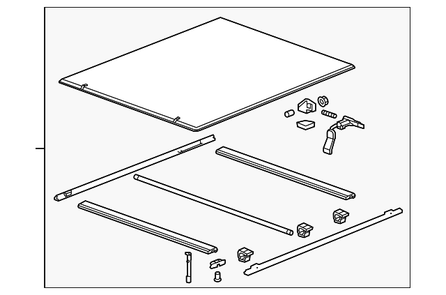2019-2025 GM Bed Tonneau Cover By Advantage 19416976 GM | GMPartsDirect.com