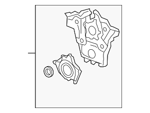 12623400 - 2010-2011 Cadillac SRX - Front Engine Cover | My GM Part