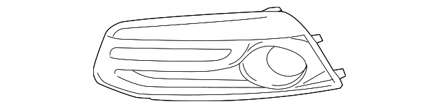 92275623 - Passenger Side Front Fog Lamp Opening Cover 2014-2015 ...