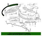 2014-2017 Chevrolet SS Pitch Black Front Bumper Fascia Air Deflector ...