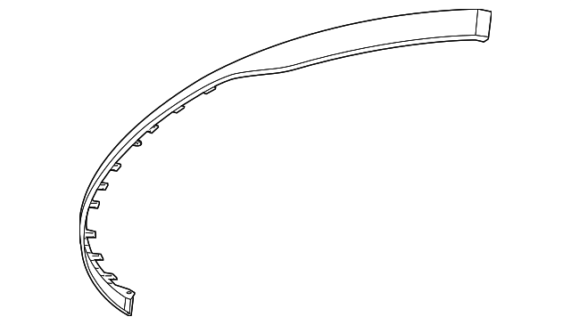 2014-2017 Chevrolet SS Pitch Black Front Bumper Fascia Air Deflector ...