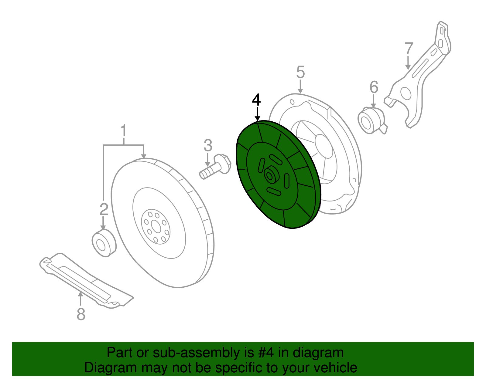 2004-2021 Subaru Clutch 30100AA920 | Subaru Parts Guys