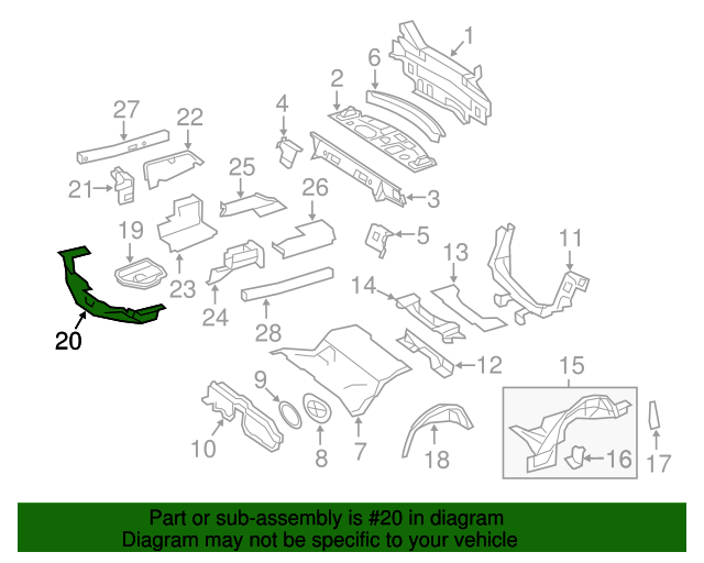 204-616-00-35 - Front Reinforced 2008-2017 Mercedes-Benz | Mercedes ...
