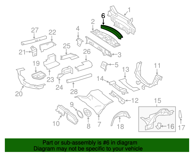 204-640-06-71 - Rear Reinforced 2008-2014 Mercedes-Benz | Mercedes-Benz ...