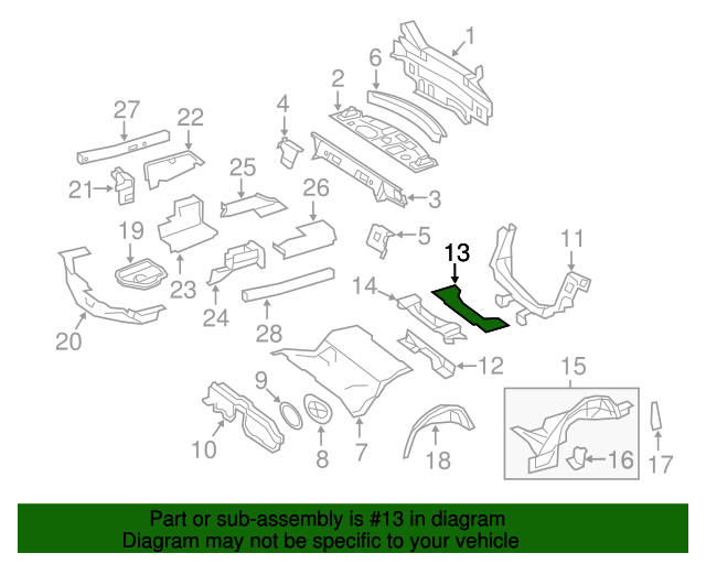 204-610-04-16 - Cross-Member 2008-2017 Mercedes-Benz | Mercedes-Benz ...
