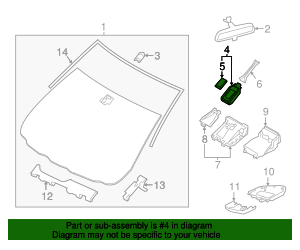 2016-2018 Mazda Rain Sensor D09H-66-5G0 | Florida Mazda Parts