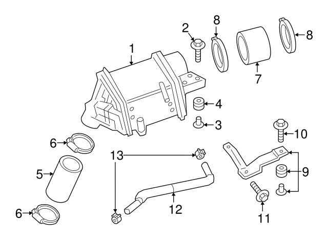 Bracket-Charge Air Cooler 14487-5CA0D | Infiniti of Orland Park