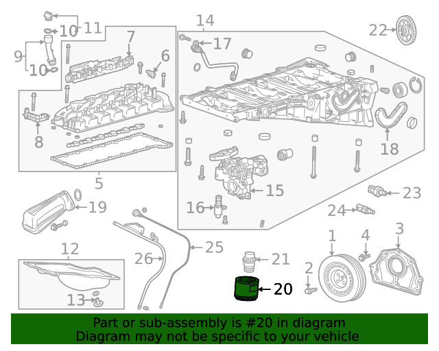 GM Parts | Filter Part# 12735608 | GM Parts Store