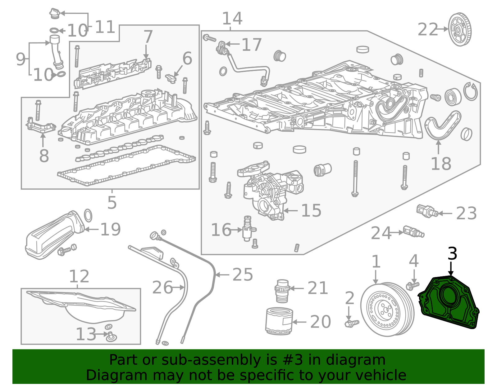 2020-2024 GM Crankshaft Rear Oil Seal 40009072 | OEM Parts Online