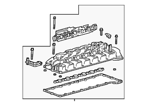 (Replaces 55513655) Camshaft Housing with Cover 40009155 GM ...