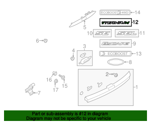 2013-2016 Ford Escape OEM NEW 2013-2016 Ford Escape Titanium Gas ...