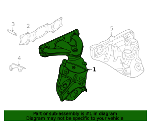 140E2-6LY0A - Mnfd W/Converter 2024 Nissan Sentra | Nissan Parts ...